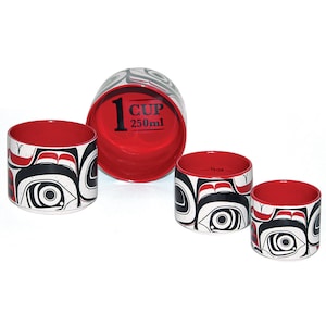 Native Northwest Ceramic Measuring Cups - Etsy