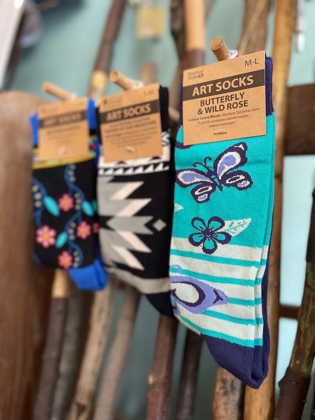 Authentic Native Designed Socks; Designed by First Nations Indigenous ...