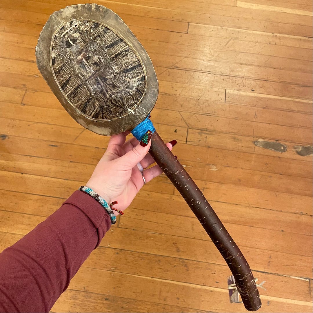 Authentic Native Made Turtle Shell Rattle Handmade in Montana - Etsy