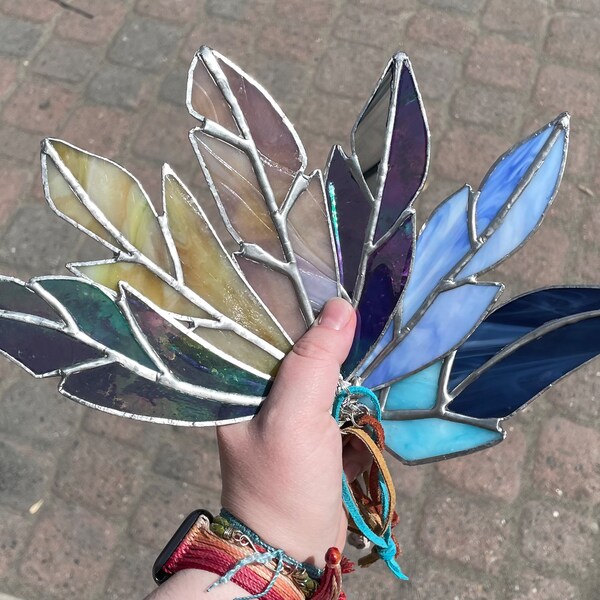 Stained Glass Feathers - Etsy