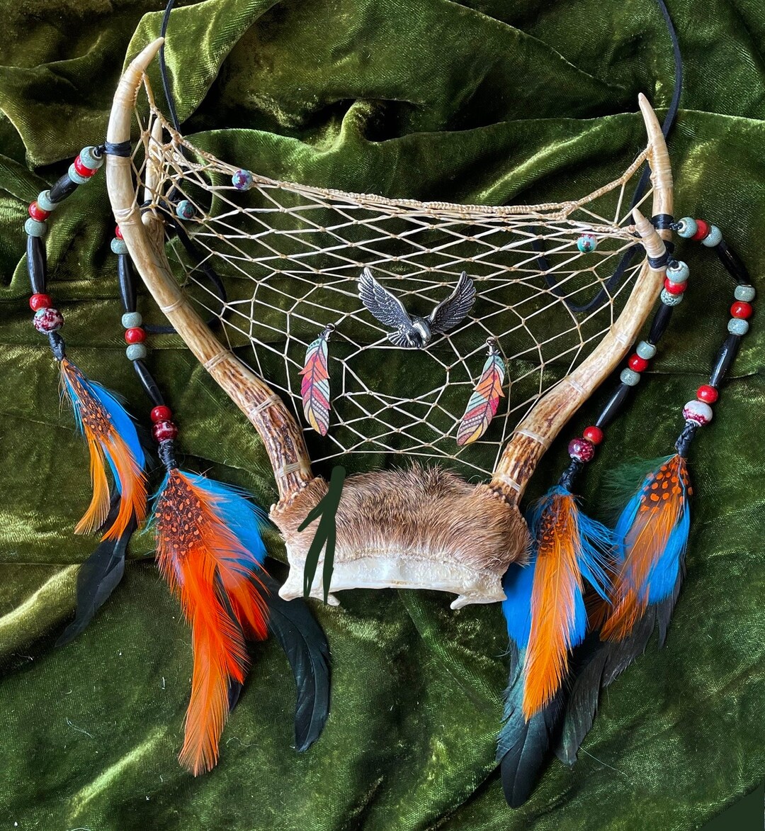 Handmade Antler Dreamcatcher by Apache and Cherokee Descendant ...