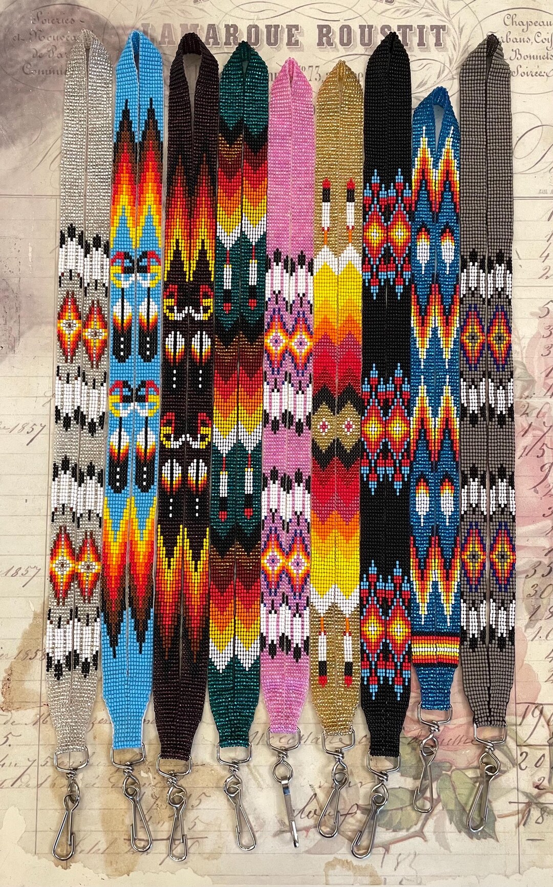 Loom Beaded Lanyards Indigenous Designed - Etsy