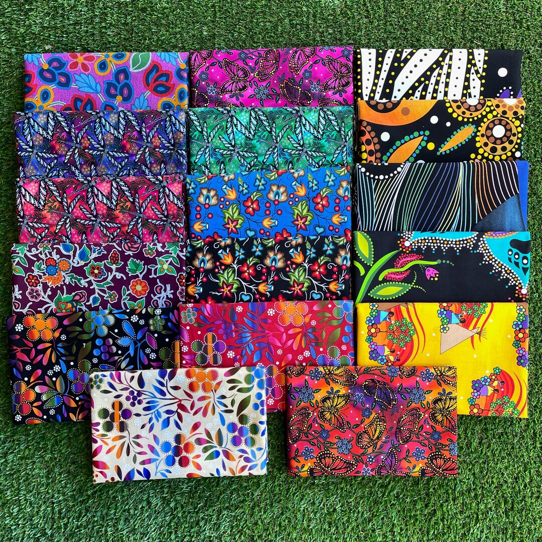 Indigenous Designed Cotton Fabric; Sold by the Yard; Cut to Order - Etsy