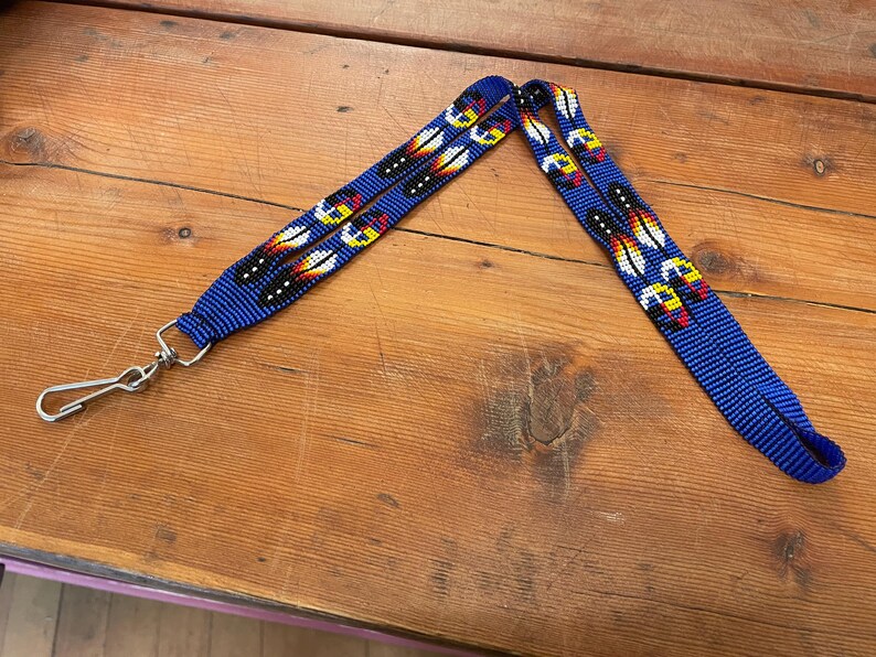Loom Beaded Lanyards; Indigenous Designed - Etsy