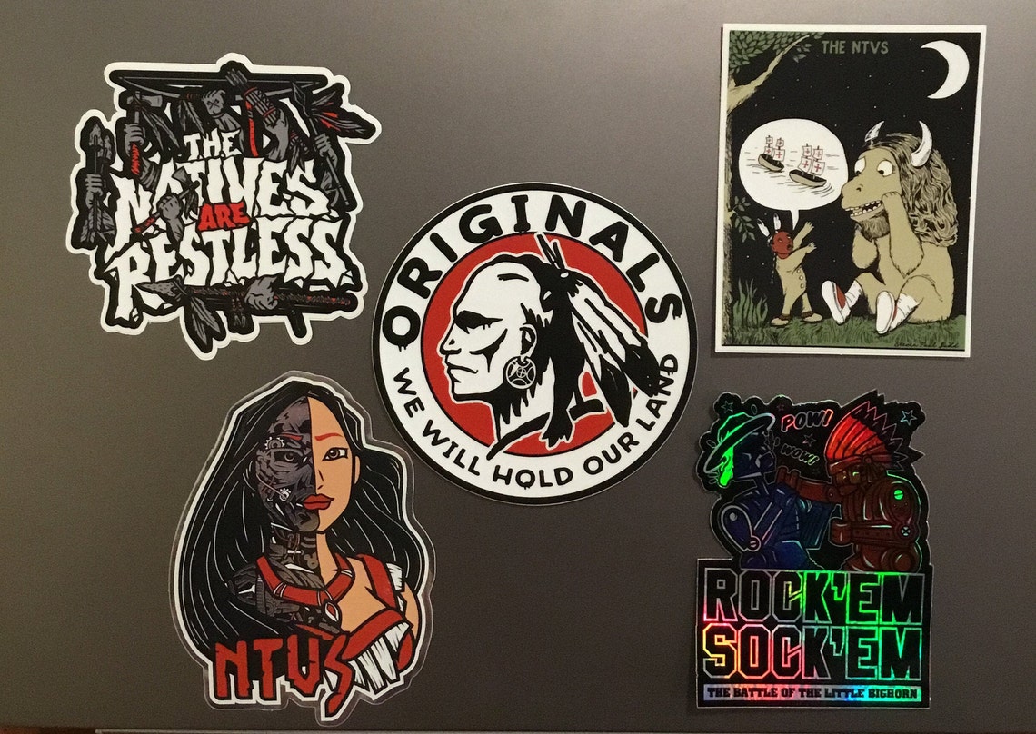 Authentic Native Made Stickers Indigenous Pop Art Stickers | Etsy