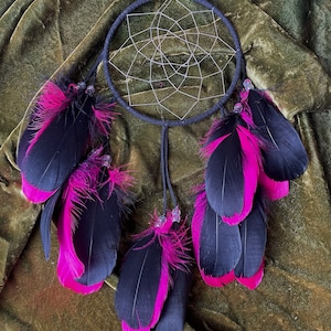 6 Authentic Native Made Dreamcatchers Leather, Sinew, Real Feathers ...