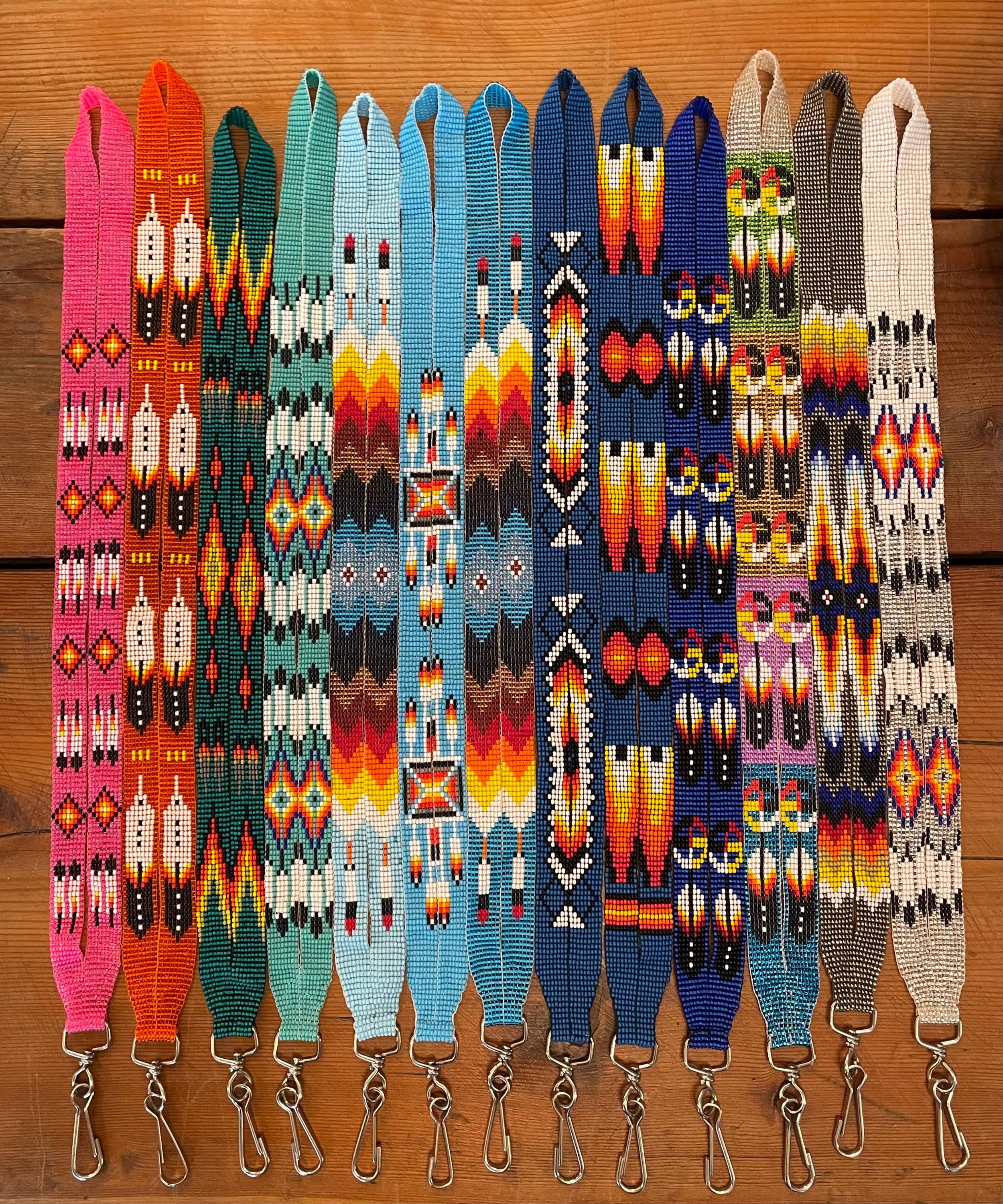 Loom Beaded Lanyards; Indigenous Designed - Etsy