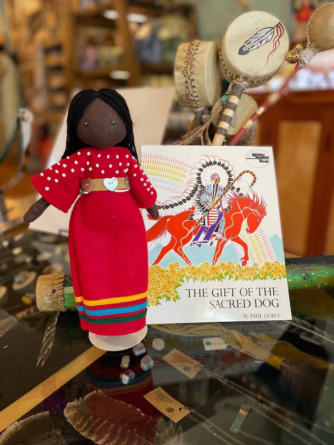 Authentic Native Made Elk Tooth Dress Doll With Book - Etsy