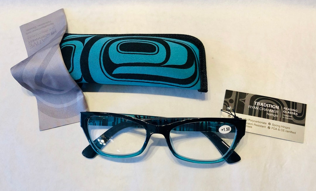 Native Northwest Tribal Design Reading Glasses; Native Made - Etsy