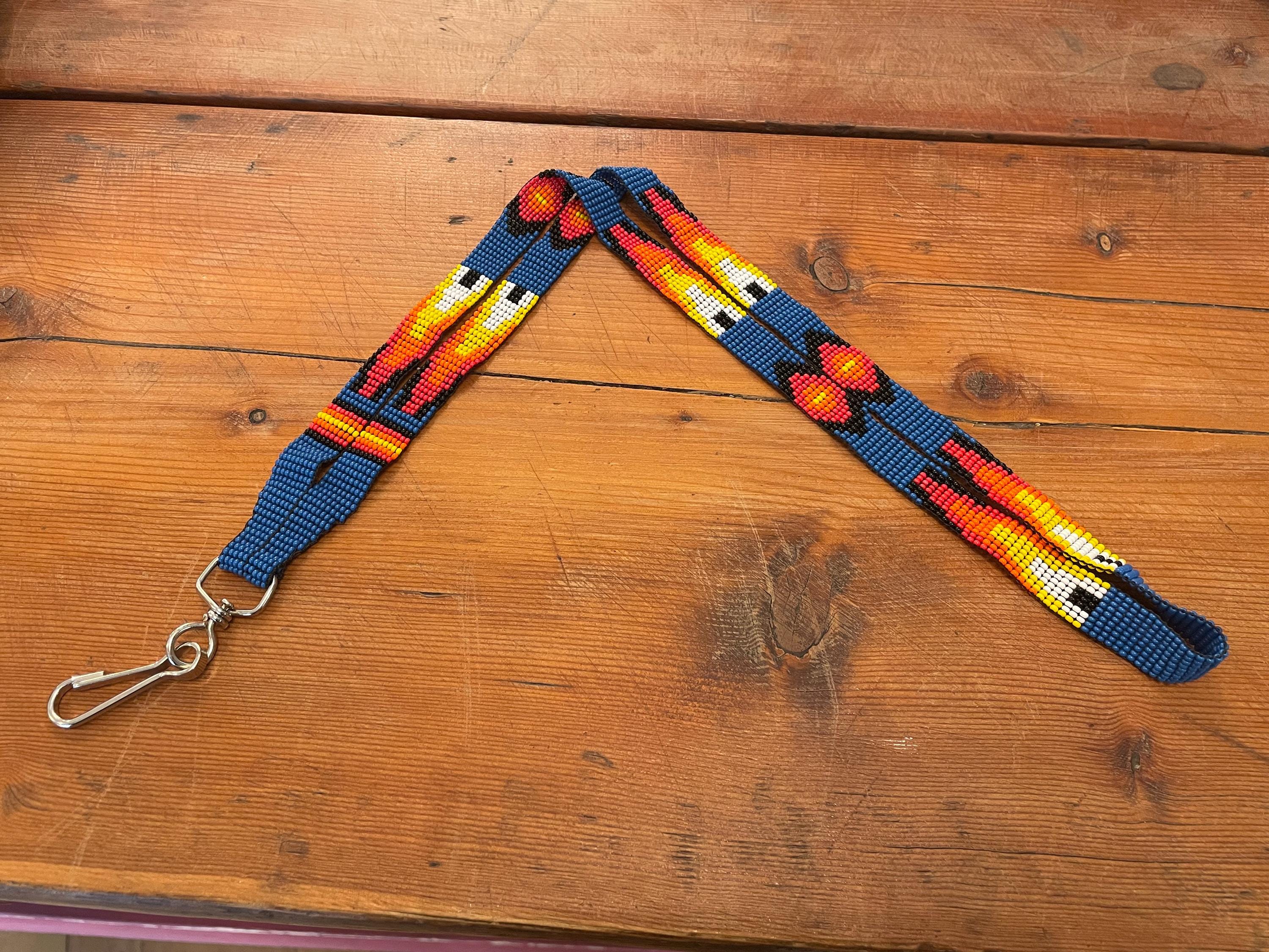 Loom Beaded Lanyards; Indigenous Designed - Etsy