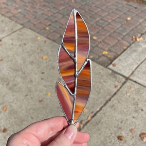 Suncatcher Feathers Stained Glass Made by Apache Descendant - Etsy