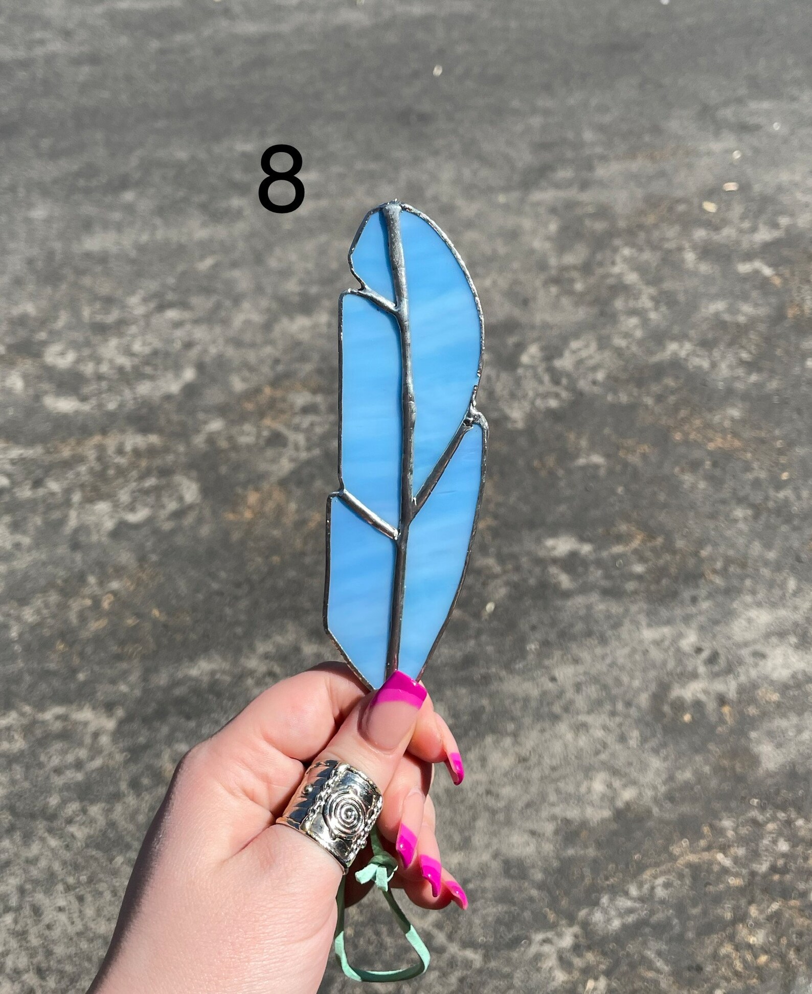 Suncatcher Feathers Stainglass Made by Apache Descendant - Etsy