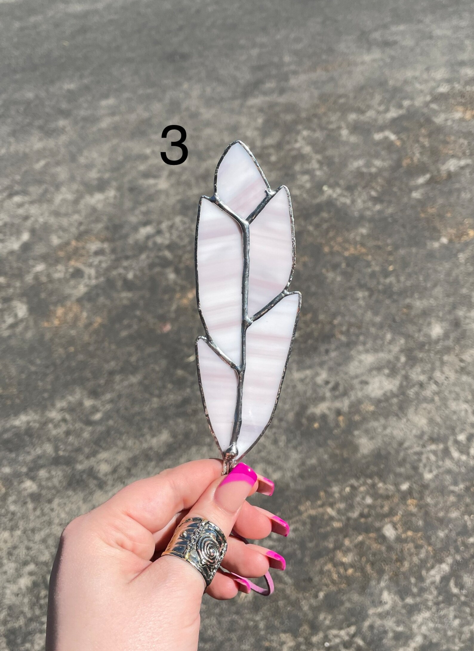 Suncatcher Feathers Stainglass Made by Apache Descendant - Etsy