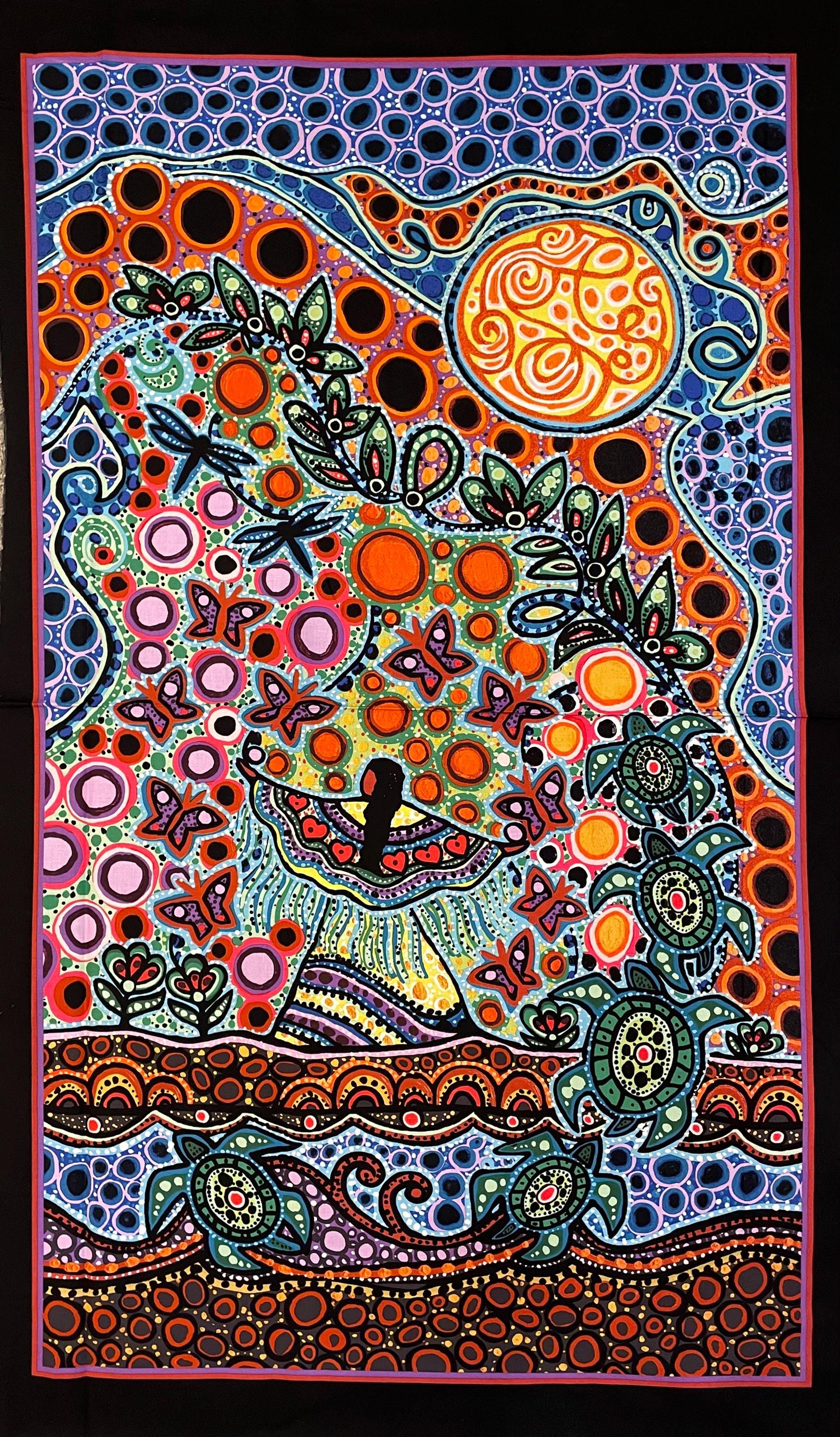 Indigenous Designed Cotton Fabric; Sold by the Yard; Cut to Order - Etsy