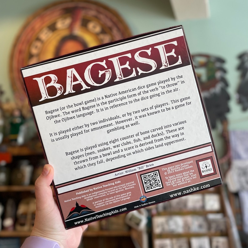 Anishinaabe Language Board Games; Native Teaching Aids - Etsy