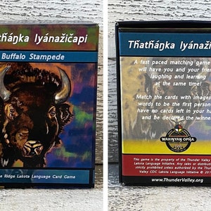 Lakota Language Card Games; Pine Ridge Lakota Syllabary and Words - Etsy