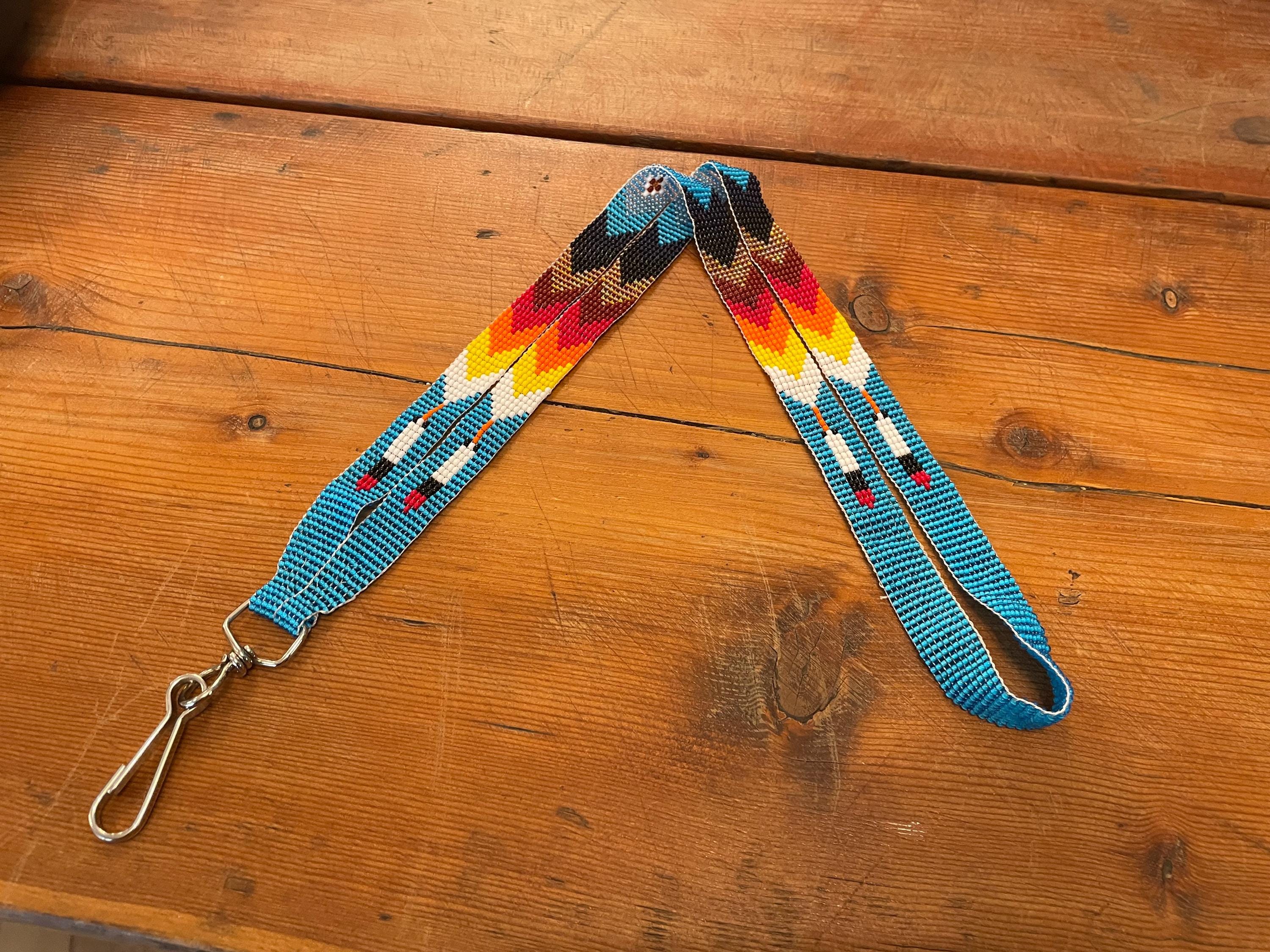 Loom Beaded Lanyards; Indigenous Designed - Etsy