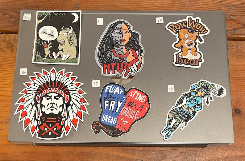 Authentic Native Made Stickers Indigenous Pop Art Stickers | Etsy
