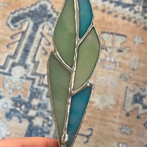 Suncatcher Feathers Stained Glass Made by Apache Descendant - Etsy