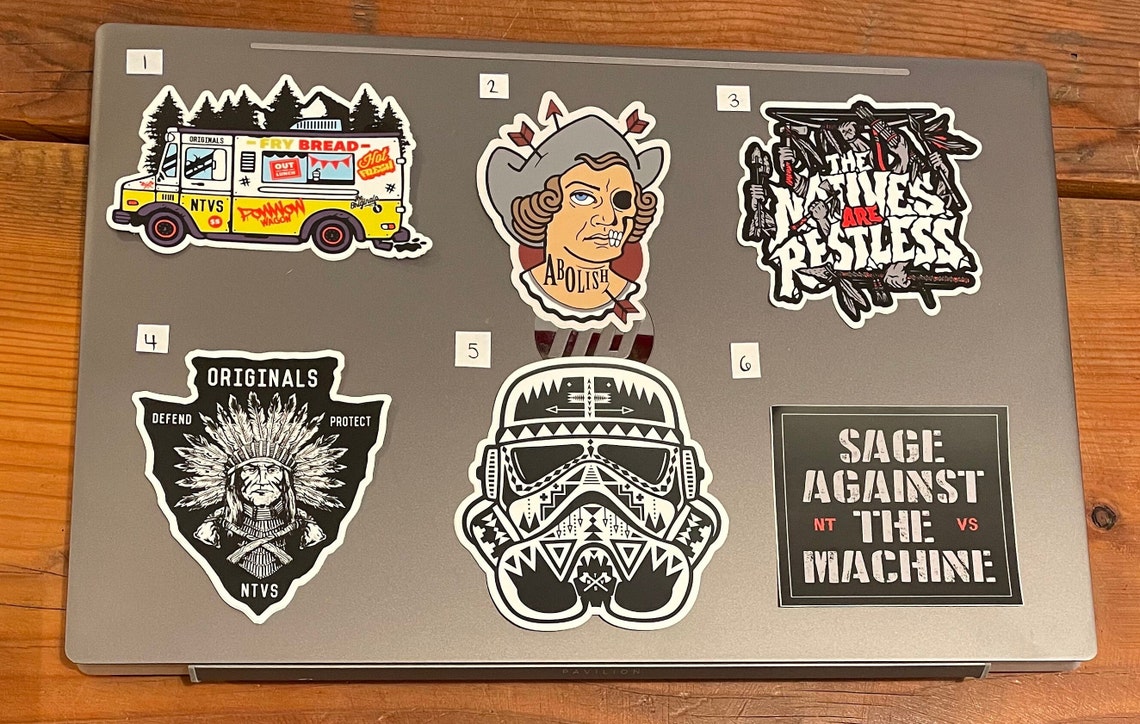 Authentic Native Made Stickers Indigenous Pop Art Stickers | Etsy