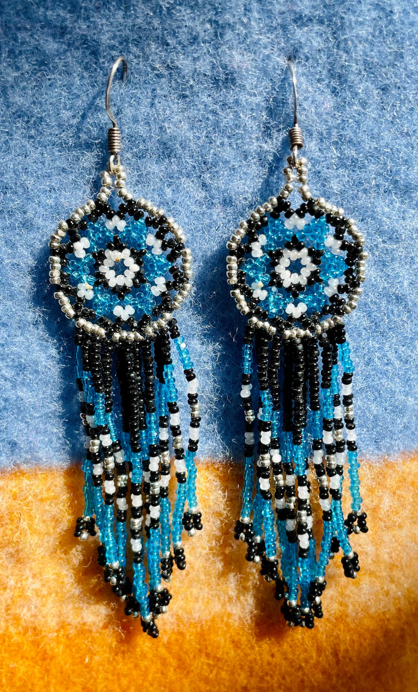 Native Made Beaded Earrings Made by Cree Descendant - Etsy