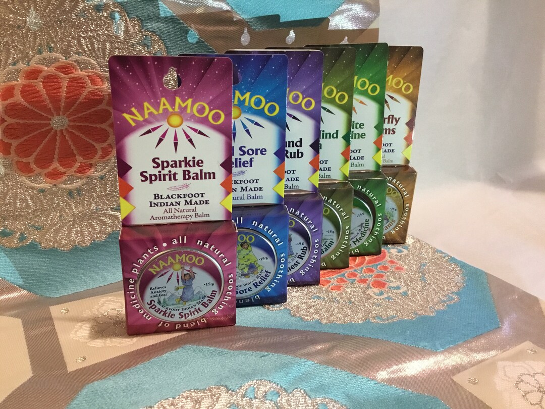 Authentic Native Made Balms for Children Naamoo Blackfeet Made: Red ...