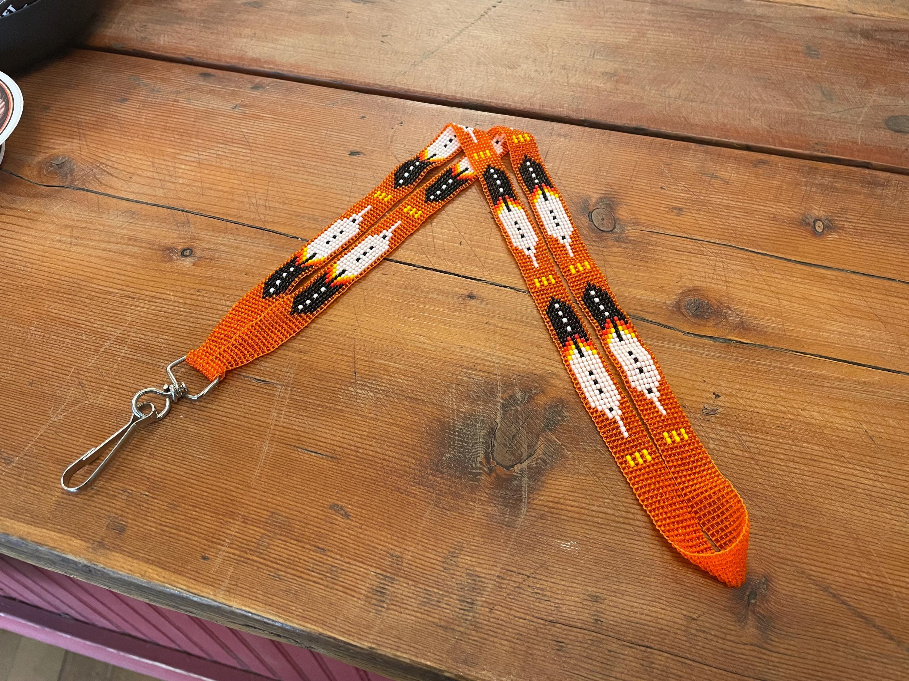 Loom Beaded Lanyards; Indigenous Designed - Etsy