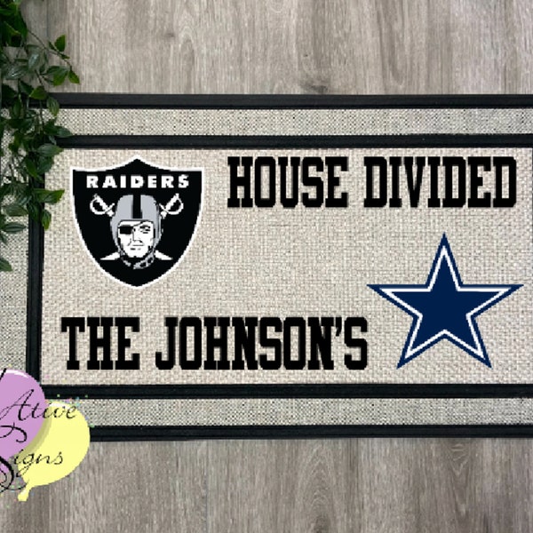 House Divided Nfl - Etsy