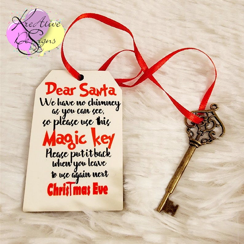 Santa's Magic Key Santa's Magic Key Ornament - Etsy