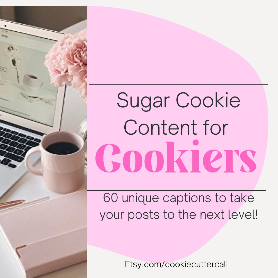 Sugar Cookie Content Digital Download Sugar Cookie Copy Writing ...