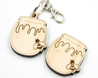Honey keychain | Etsy