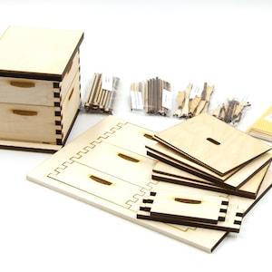 Mini DIY Bee Hive Model Kit, My Little Beekeeper Original Model Kit ...