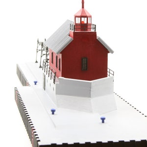 Scale Model Kit of the Grand Haven Michigan Foghouse and Pier With ...