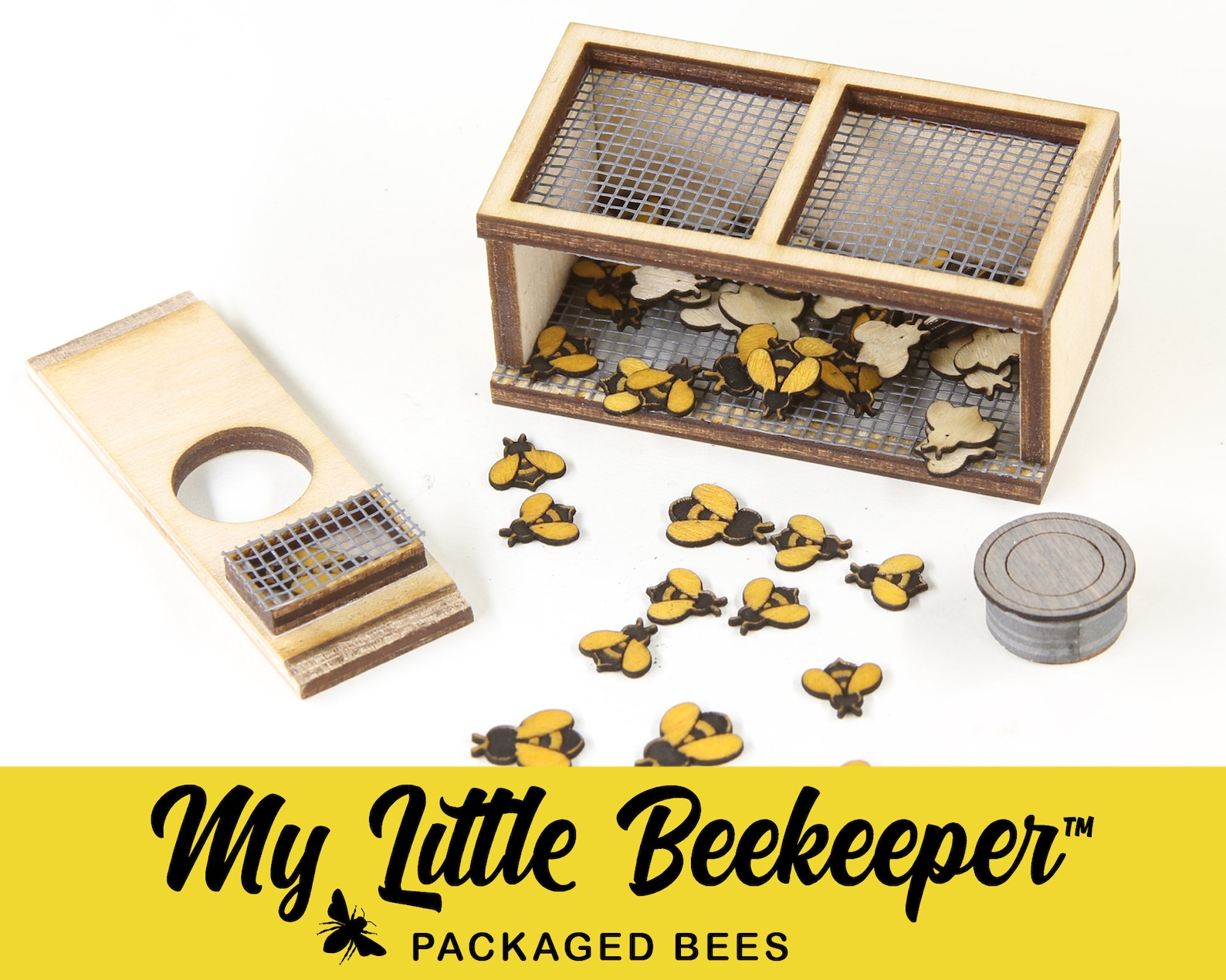 My Little Beekeeper Package of Bees Add-on, Beekeeper Gift, Miniature ...