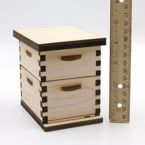 Mini DIY Bee Hive Model Kit, My Little Beekeeper Original Model Kit ...
