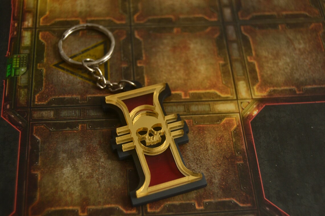 Keychain for boyfriend. Inquisition Warhammer keychain | Etsy