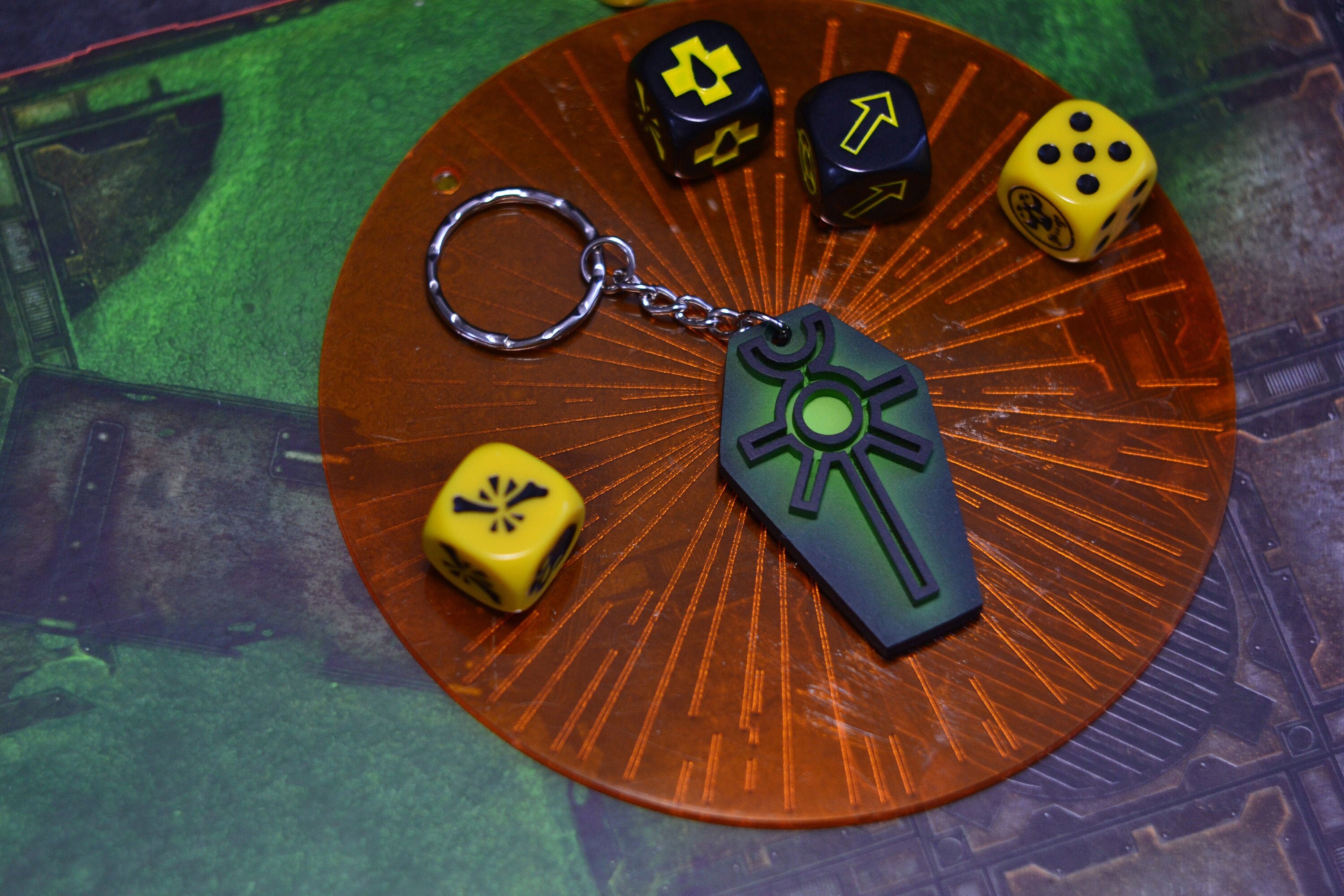 Necron Warhammer 40k acrylic keychain. Wargame birthday gift | Etsy