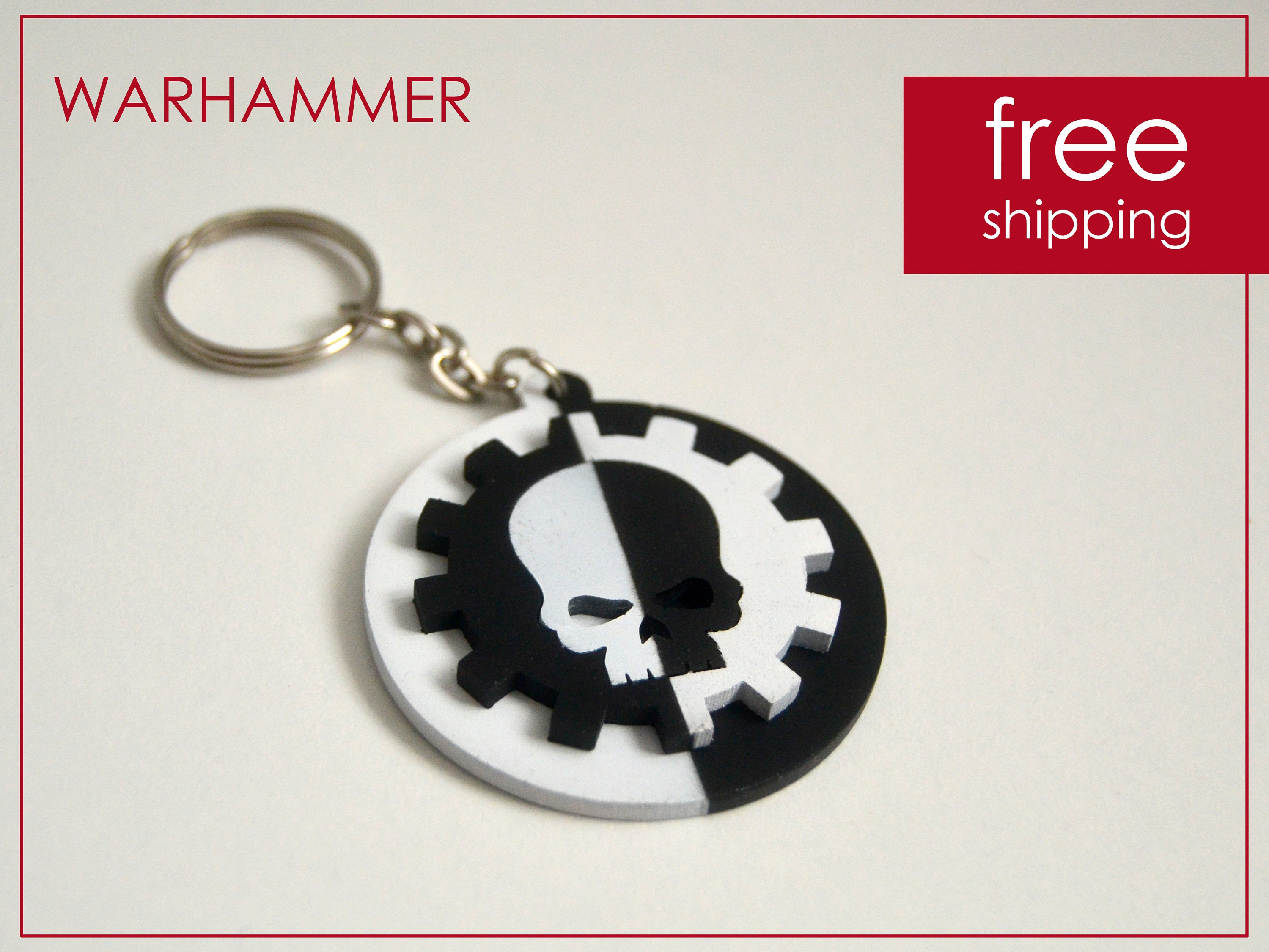 Adeptus mechanicus acrylic keychain Warhammer 40k | Etsy