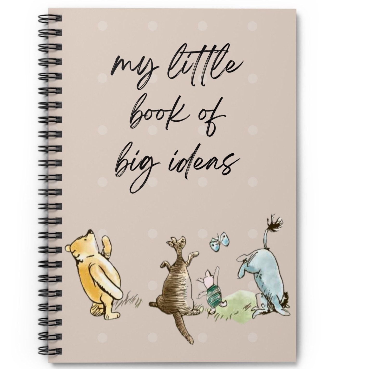 Winnie the Pooh Spiral Notebook Ruled Line Big Ideas - Etsy