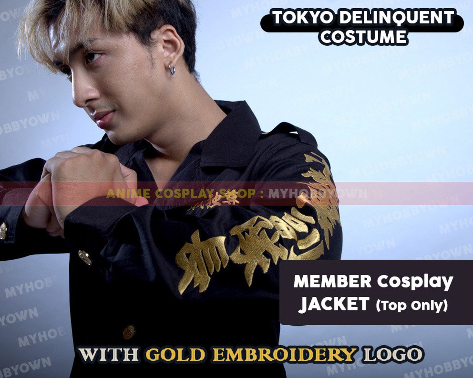 Tokyo Delinquent Member Uniform Anime Cosplay Costume Jacket Pants ...