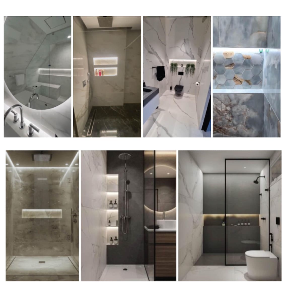 Waterproof LED Shower Niche Lighting Kit (3000K Warm White) – Easy ...