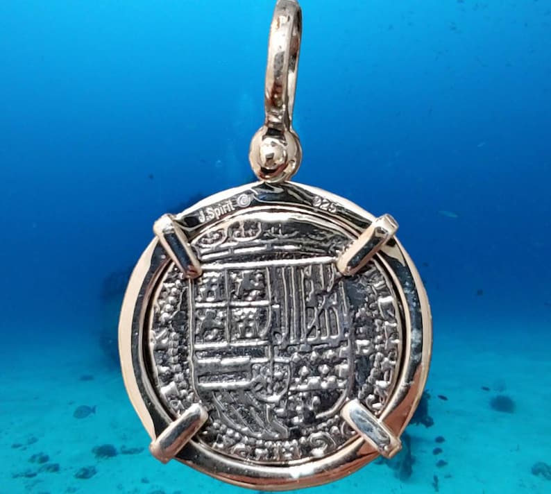 Atocha Silver Coin Pendant - Etsy