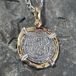 Atocha Silver Coin Pendant With Chain - Etsy