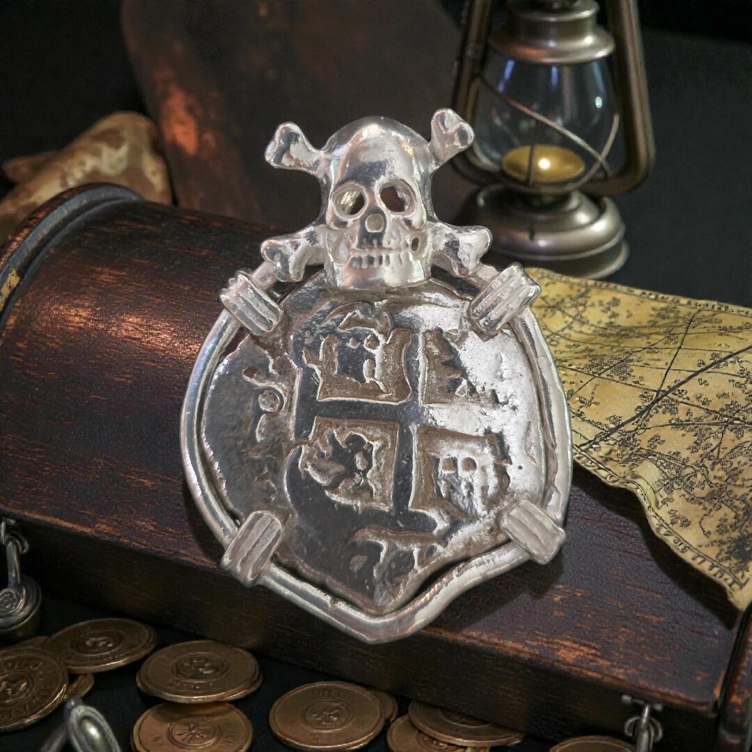 Atocha Shipwreck Treasure Coin Pirate Skull Crossbones - Etsy