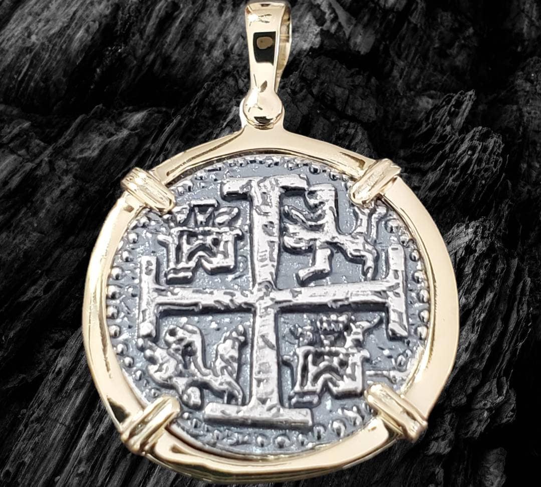 Atocha Silver and 14kt Gold Bezel Shipwreck Treasure - Etsy