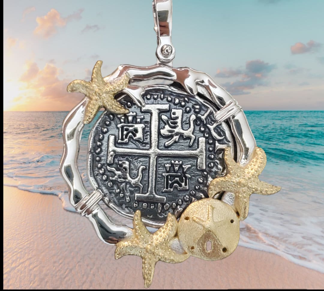 Atocha Silver and Gold Beach Bezel Shipwreck Treasure Coin - Etsy