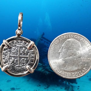 Atocha Silver Coin Pendant - Etsy