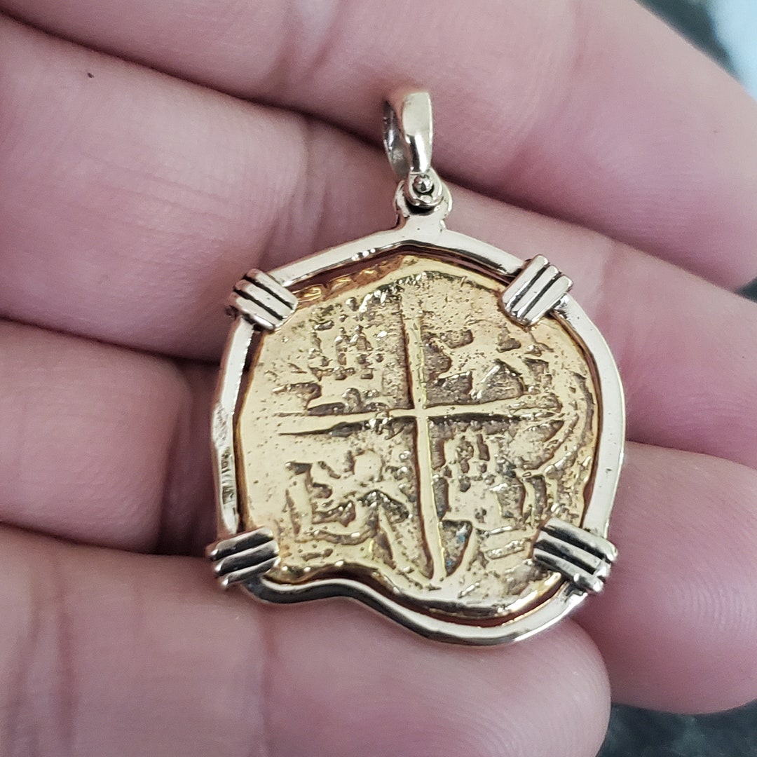 Atocha Solid 14kt Gold Coin - Etsy