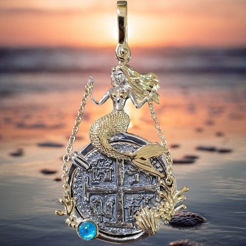 Mermaid Pendant - Etsy