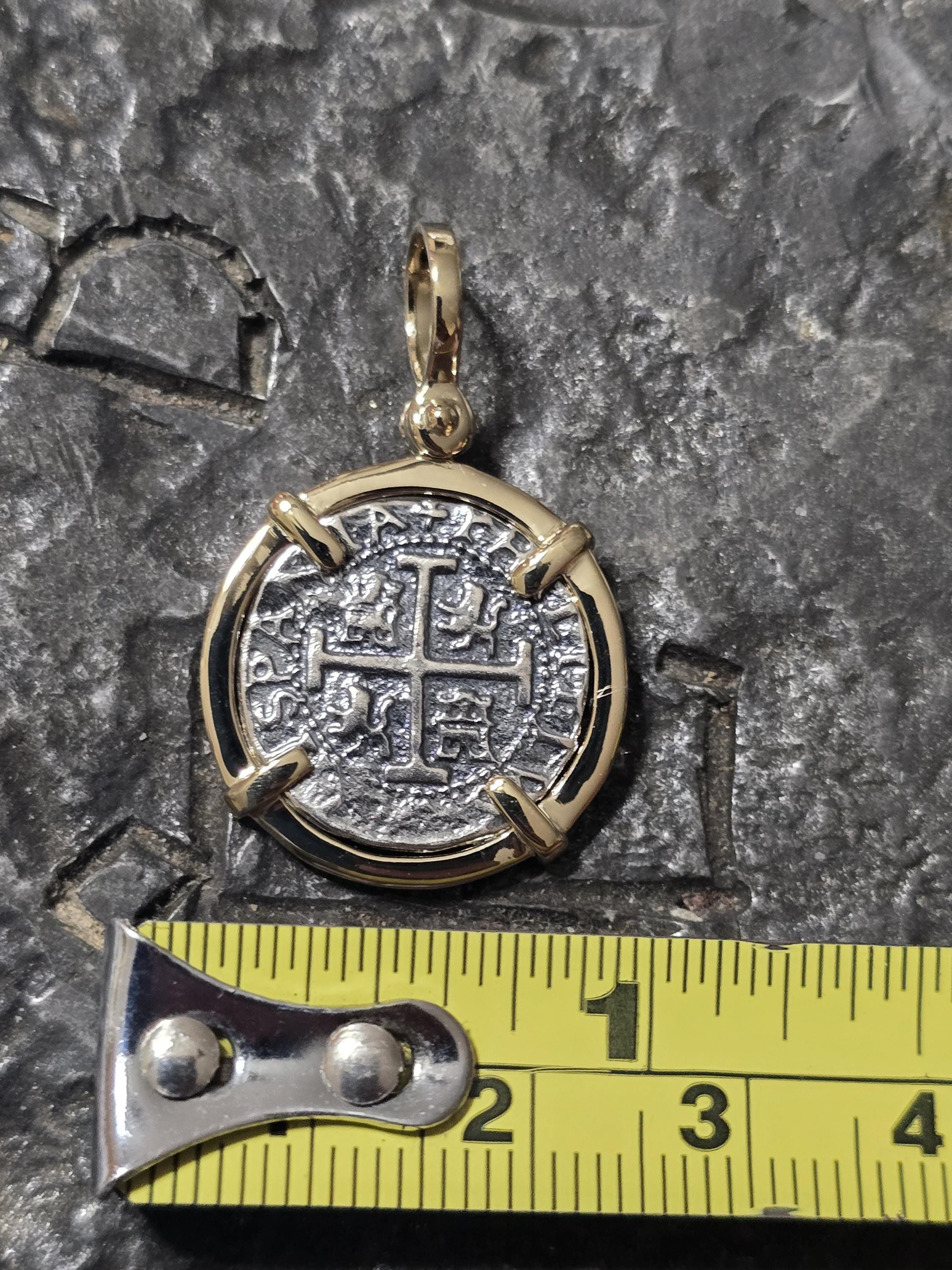 Atocha 14kt Gold Overlay Treasure Coin - Etsy